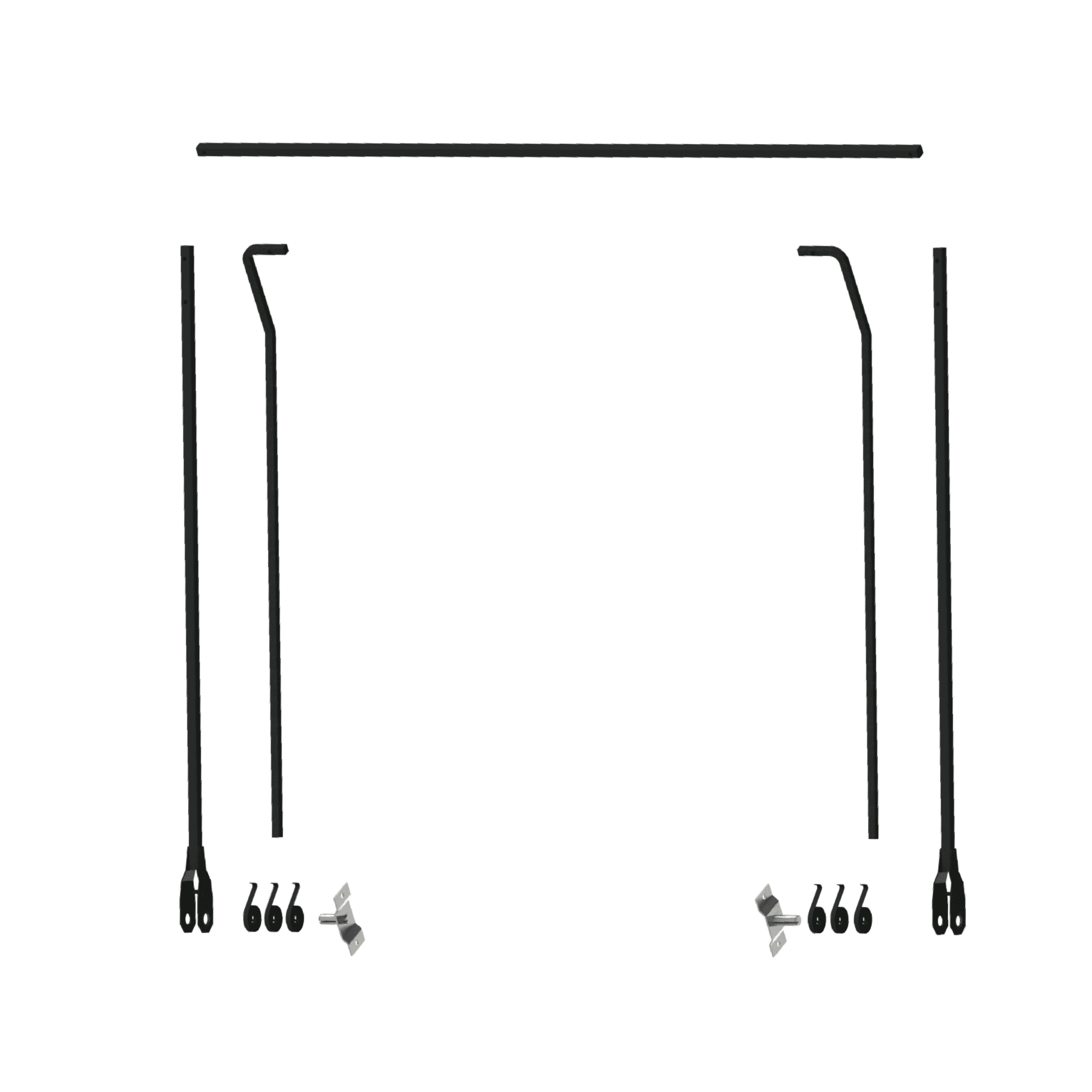 16ft Steel Arm System For Dump Truck Tarps - Harp's Tarps