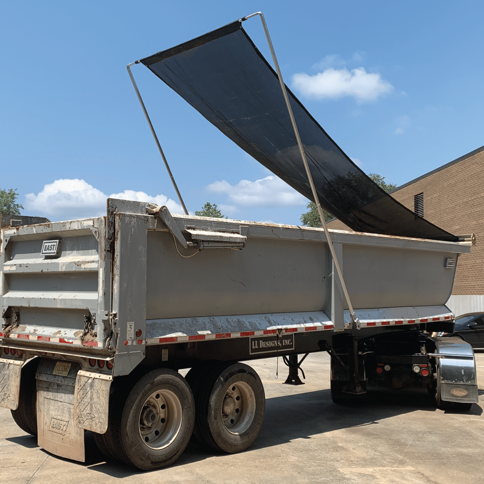 Heavy Duty Mesh Dump Truck Tarp - 7 ft. Wide | Harp's Tarps