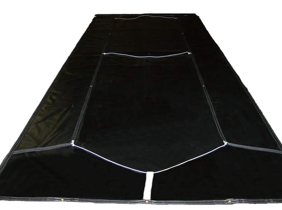 Asphalt Tarp With Flaps | Harp's Tarps