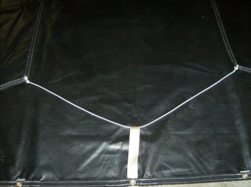 Asphalt Tarp With Flaps | Harp's Tarps