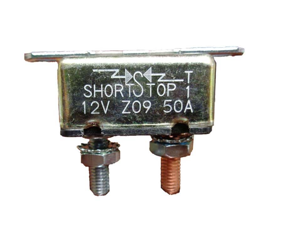 50 Amp In-Line Circuit Breaker for Electric Tarp Systems