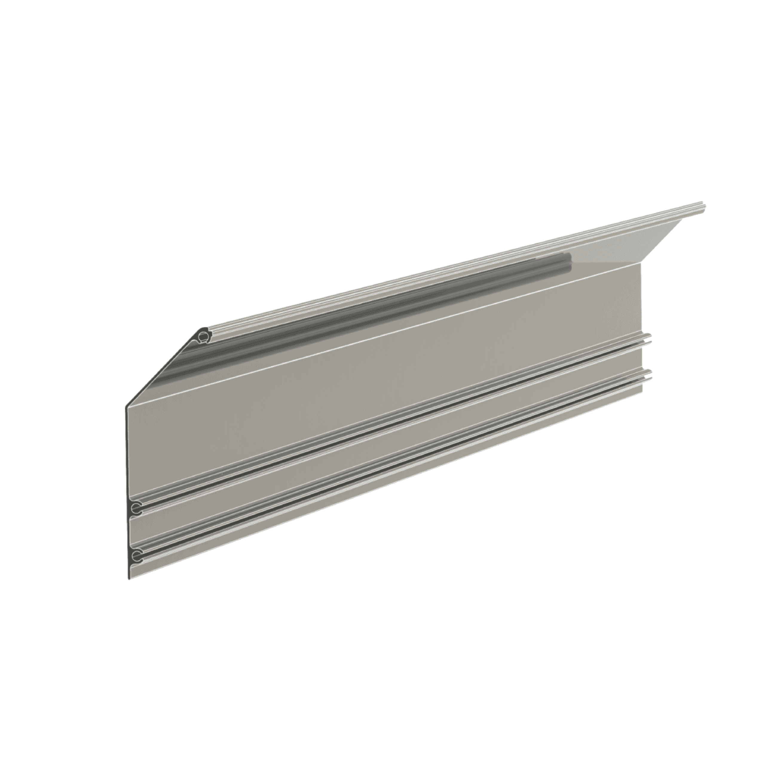 3-Piece Aluminum Wind Deflector for Tarp Systems