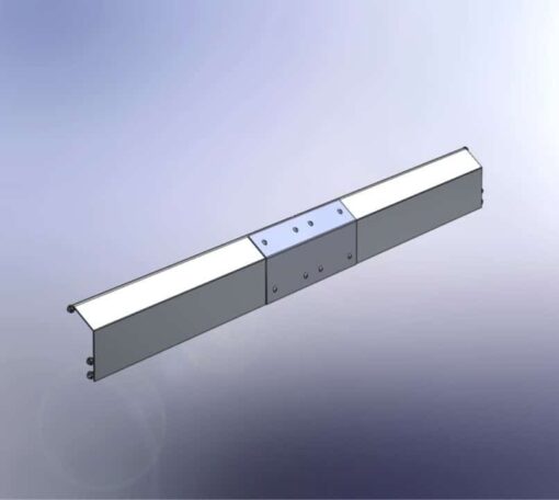 3-Piece Aluminum Wind Deflector for Tarp Systems