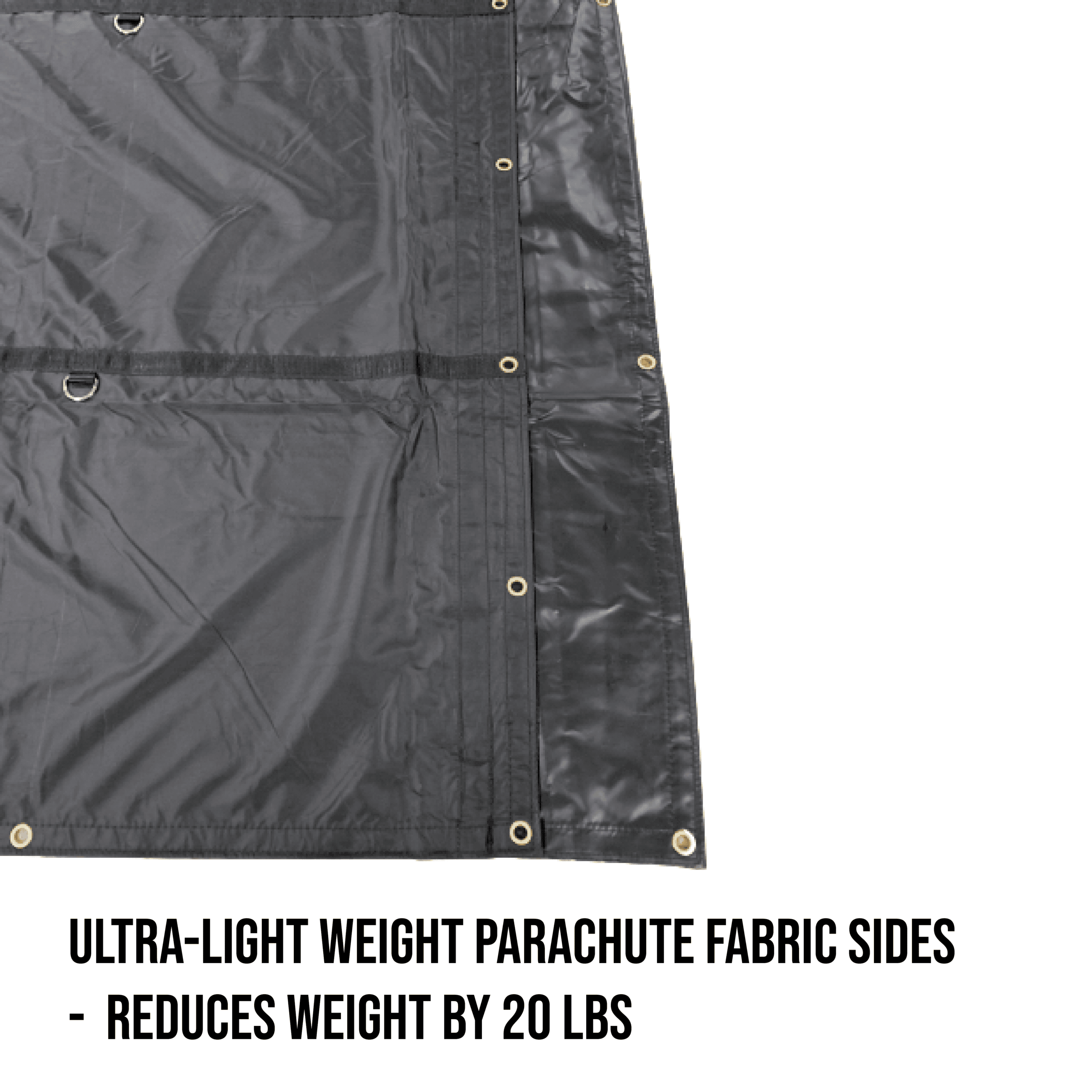 Parachute Lumber Tarp with 8 FT. Drops | Harp's Tarps