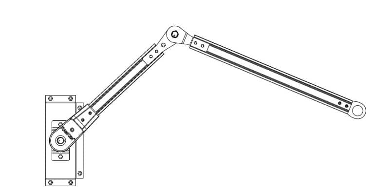 Roll Return Assist Arm (RTS-3300) - Harp's Tarps