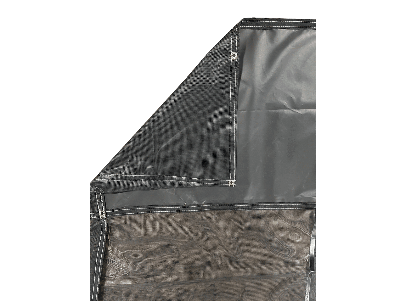 Heavy Duty Tapered Mesh Tarp with Flaps for Standard Rolloffs (LSM828WF ...